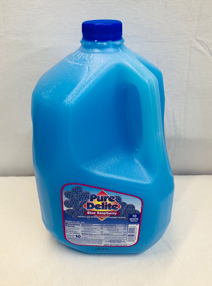 PURE DELITE BLUE RASPBERRY 24/16oz – A & D Wholesale 716