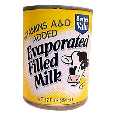 BETTER VALUE EVAPORATED MILK 24/12oz – A & D Wholesale 716